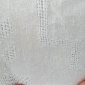 Dining | White Cottage Farmhouse Woven Tablecloth Linen | Poshmark